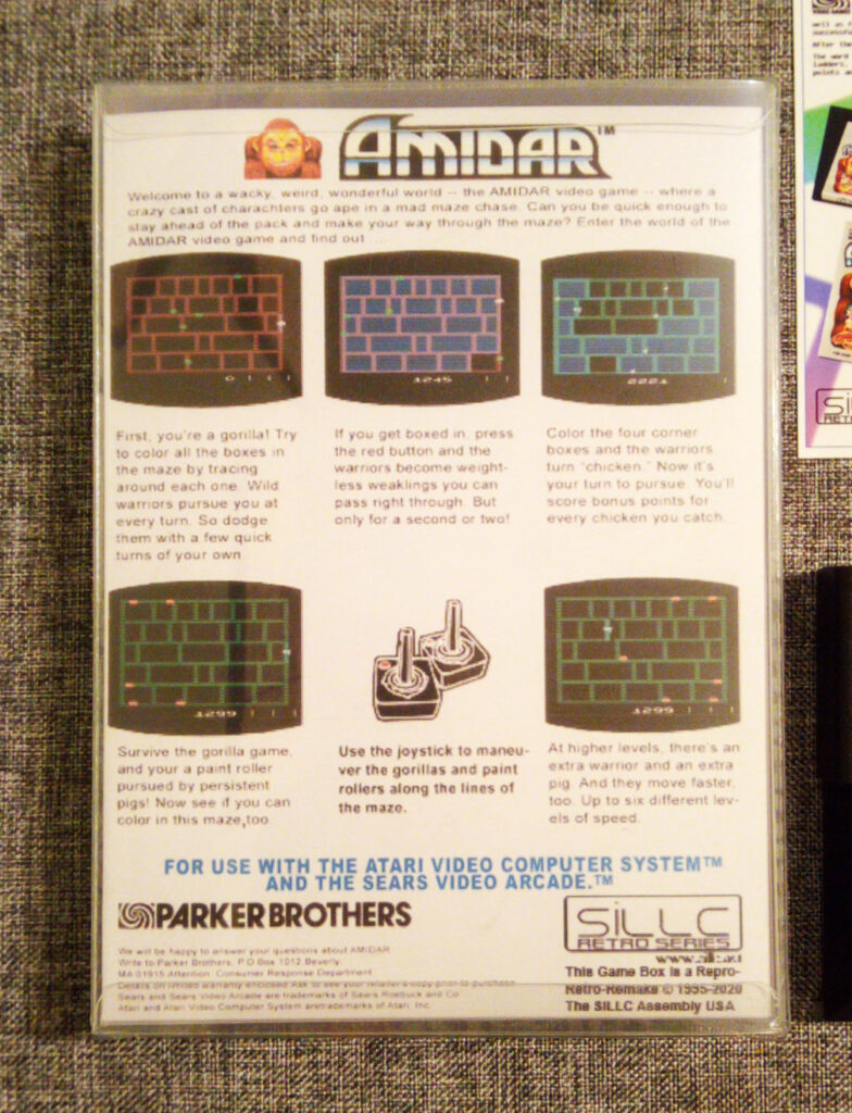 Atari VCS2600/7800 game AMIDAR - Bommodore