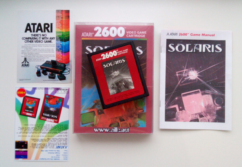 Atari VCS2600/7800 game SOLARIS - Bommodore