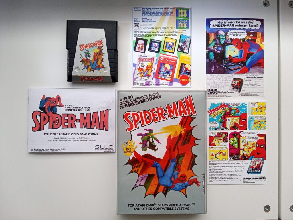 Atari VCS2600/7800 game SPIDER-MAN - Bommodore